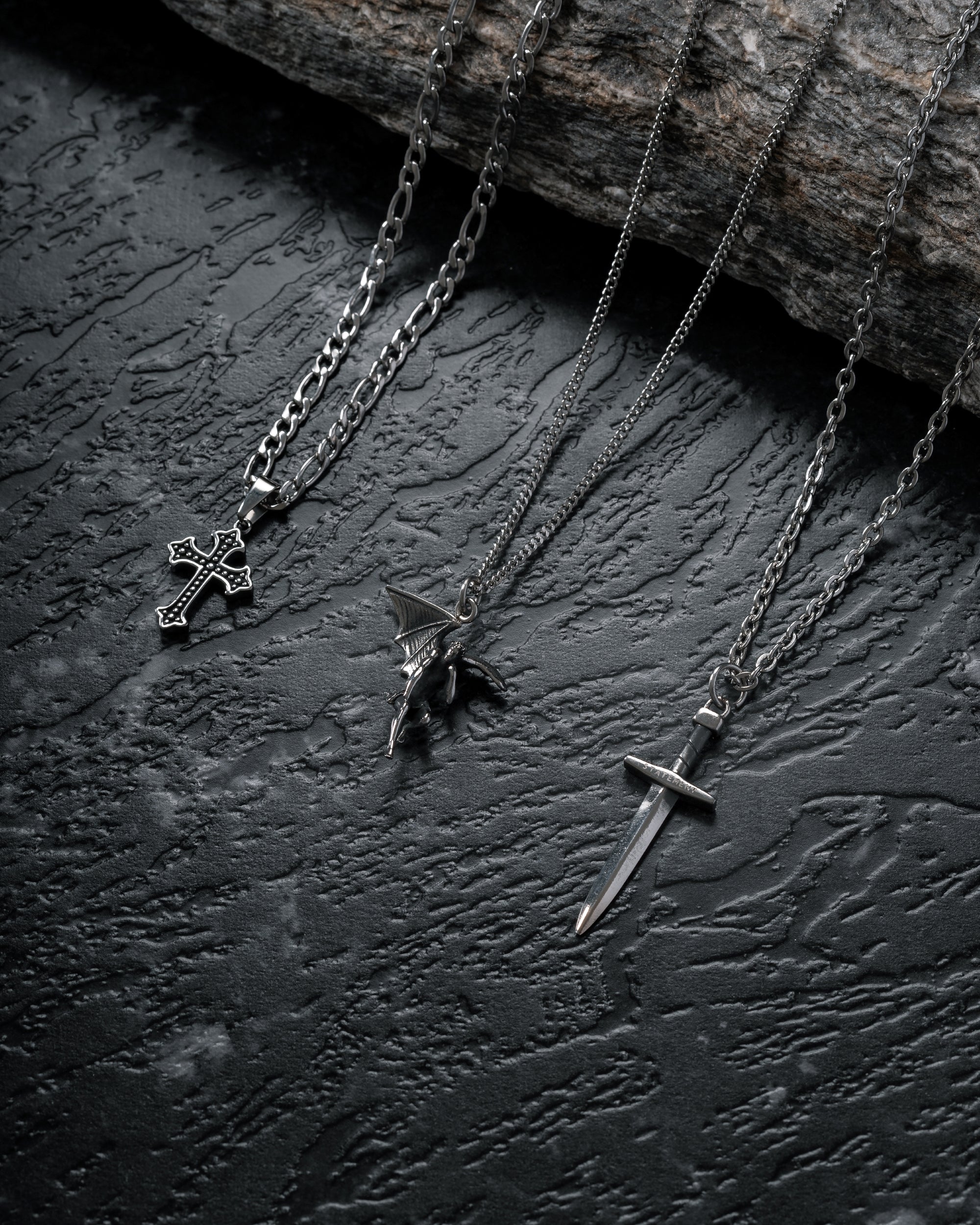 Behind the 10mm Cable Link Necklace Chain - Statement Collective