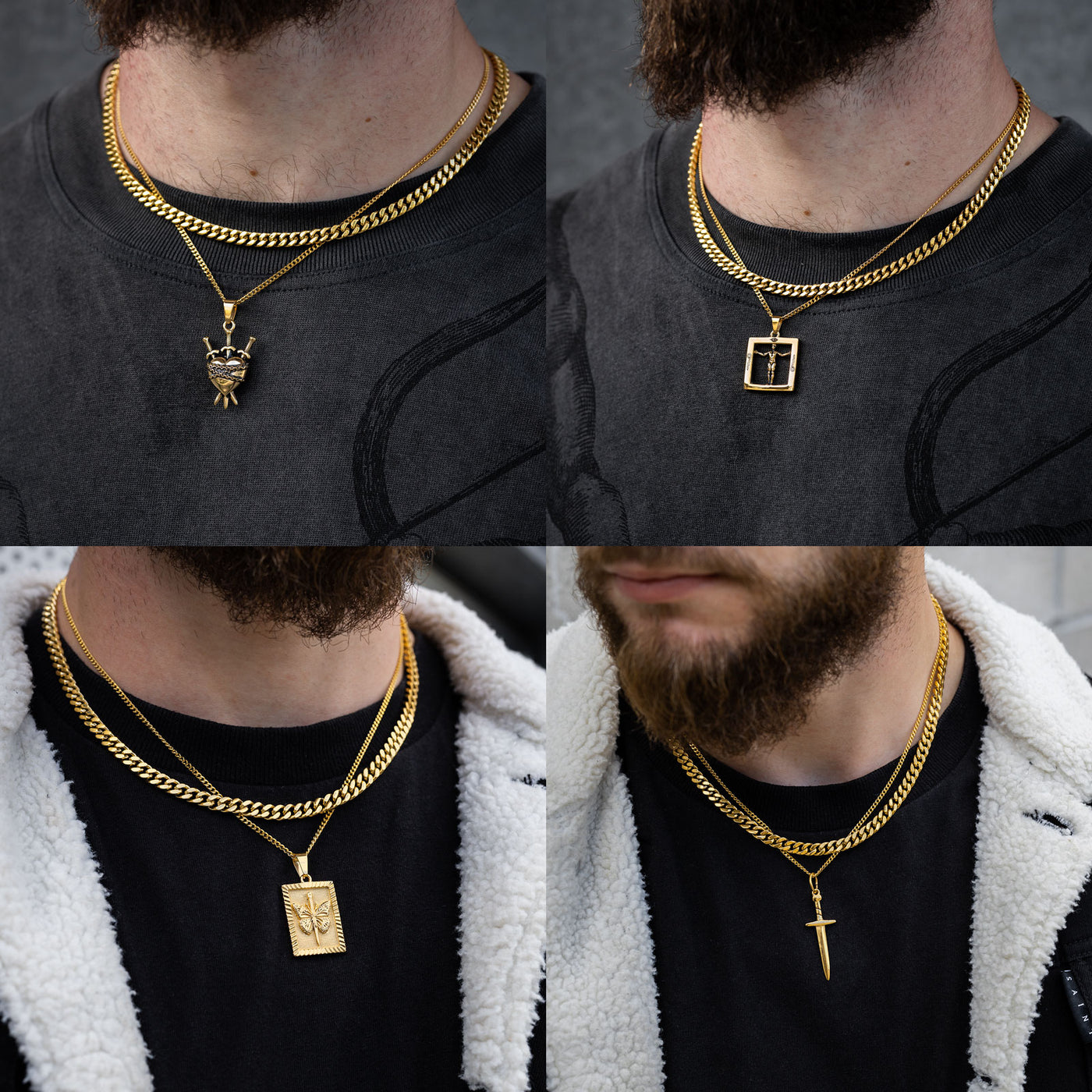 Statement Necklace Stacks & Mens Necklace Sets By Statement