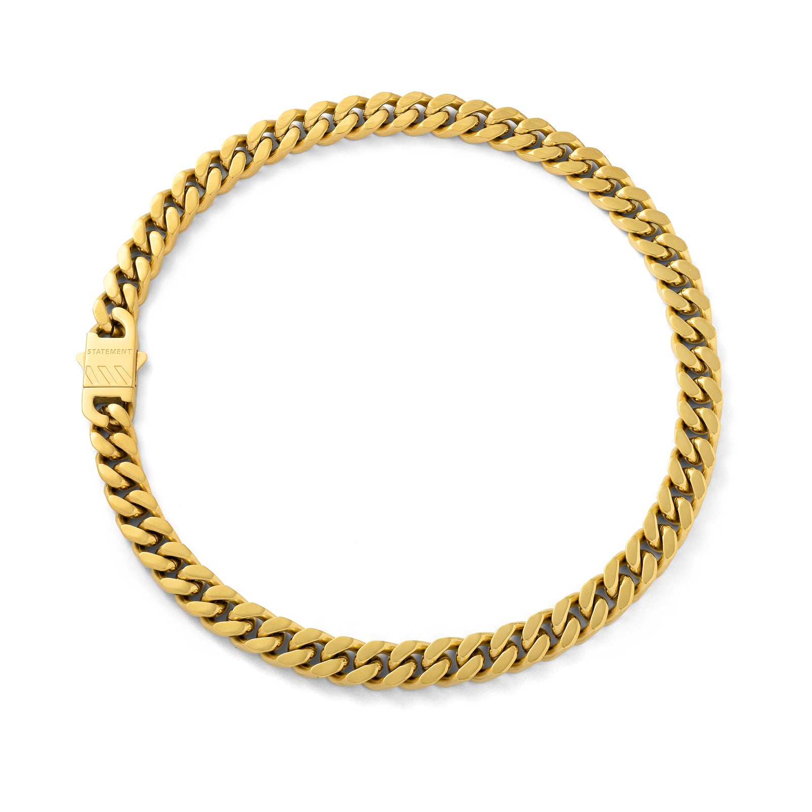 Bold 11mm Cuban Link Necklace In 18k Gold By Statement Collective