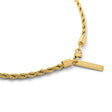 Classic 4mm Gold Rope Chain Necklace By Statement Collective 18K Gold