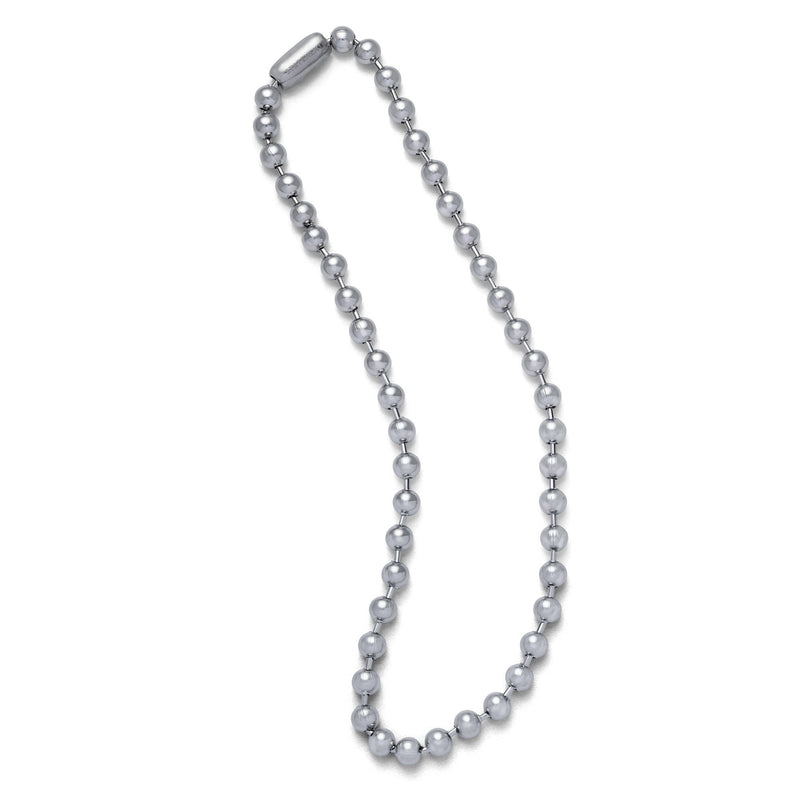 90's Vintage Ball Chain Necklace In Stainless Steel By Statement ...